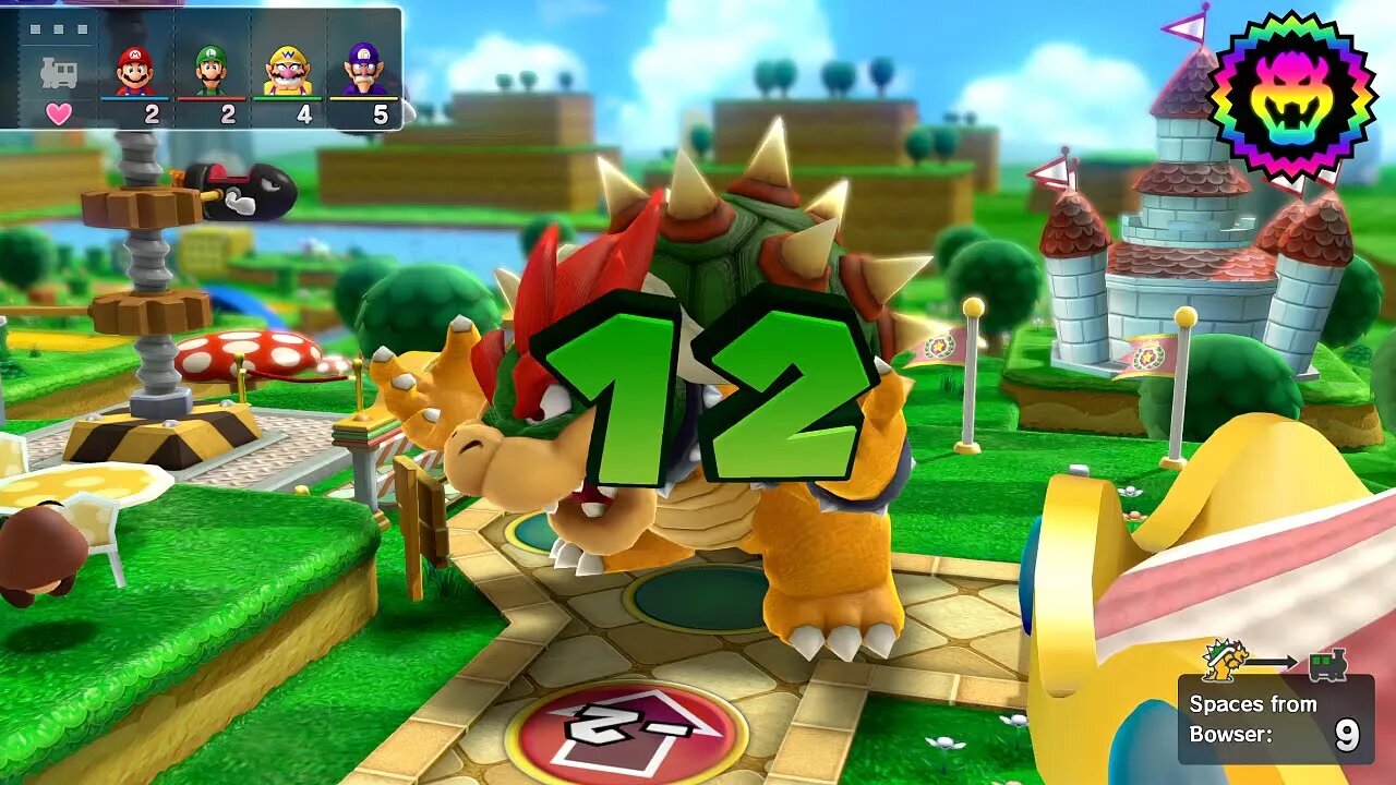 Bowser Party Mario Luigi Wario Waluigi Mario Party 10 Mushroom Park Furious