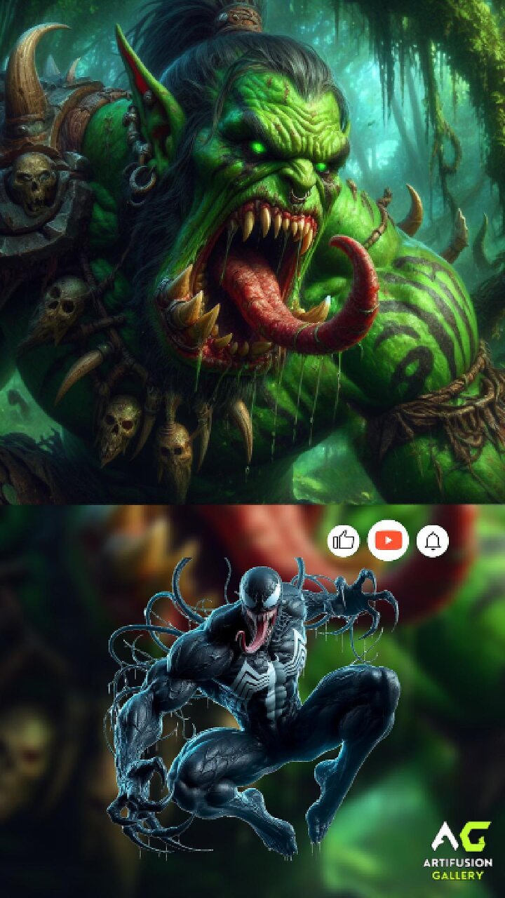 Supervillains as Orc 💥 Avengers vs DC - All Marvel & DC Characters #shorts #marvel #avengers #dc