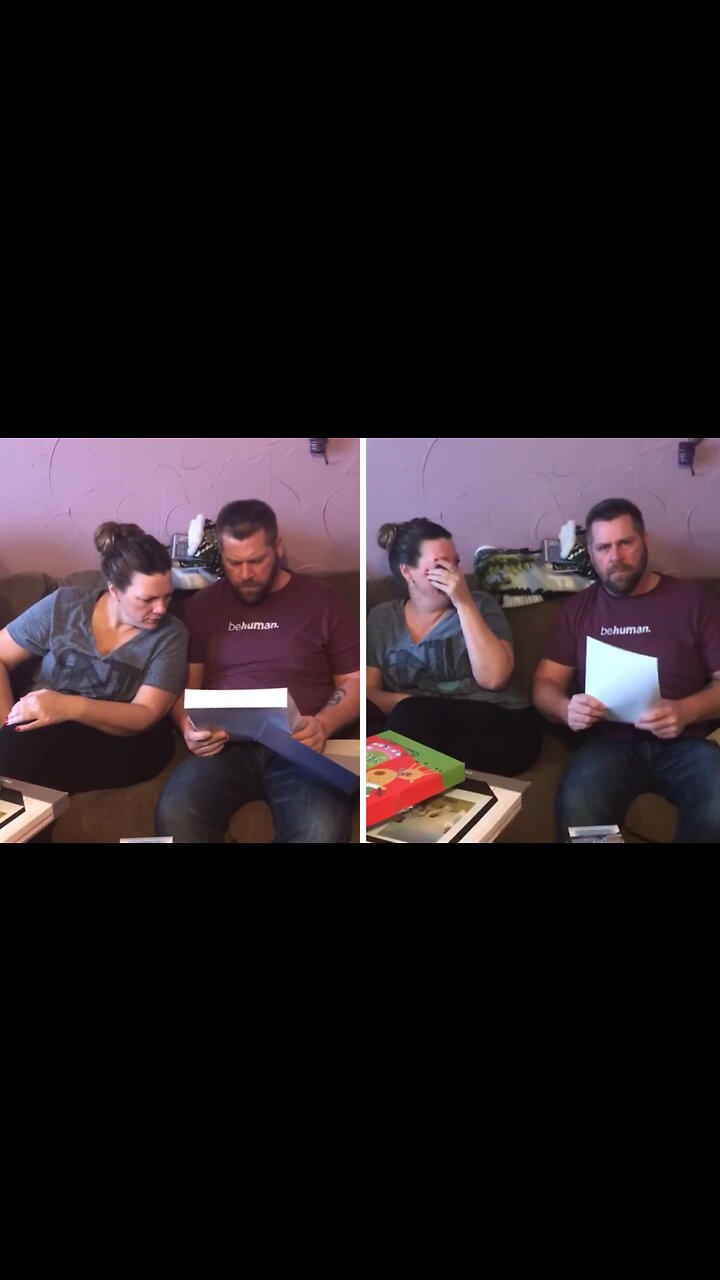 Girl Surprises Stepdad With Adoption Papers On Christmas Morning