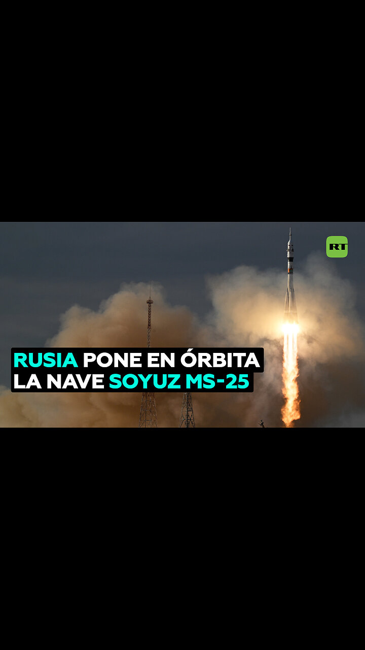 Rusia pone en órbita la nave Soyuz MS-25 con la primera cosmonauta ...