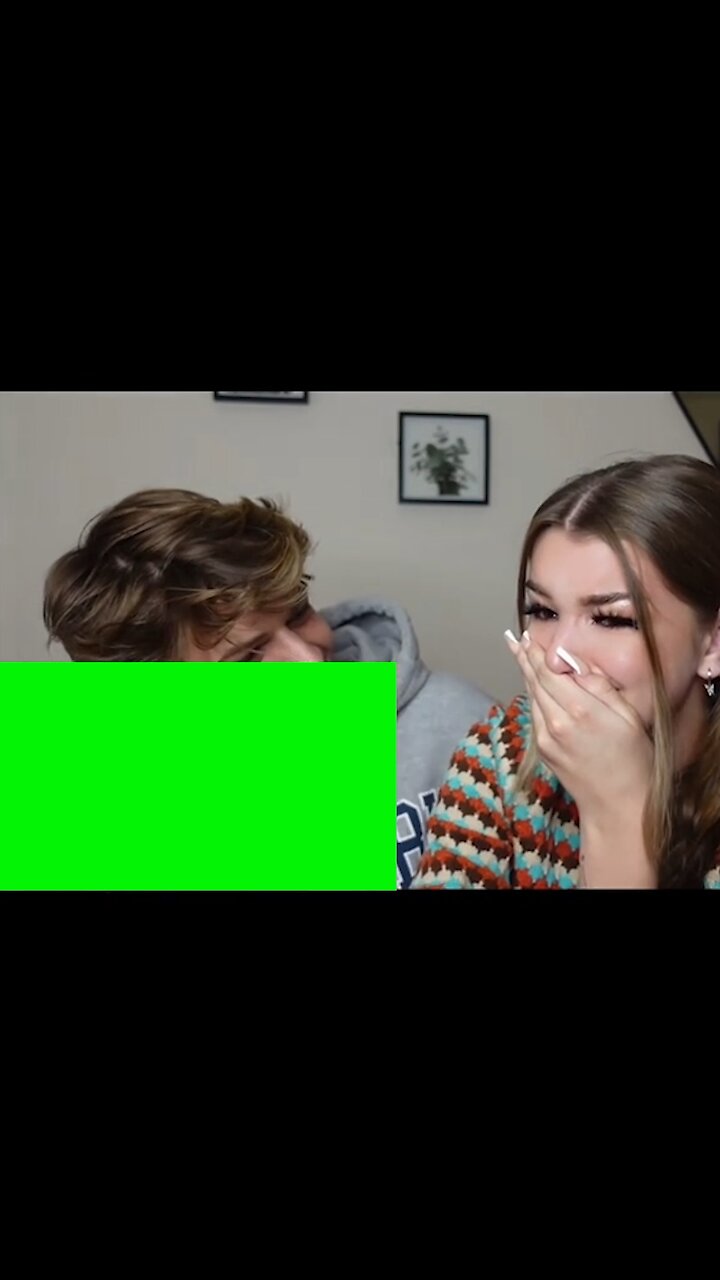 Brooke Monk Crying | Green Screen