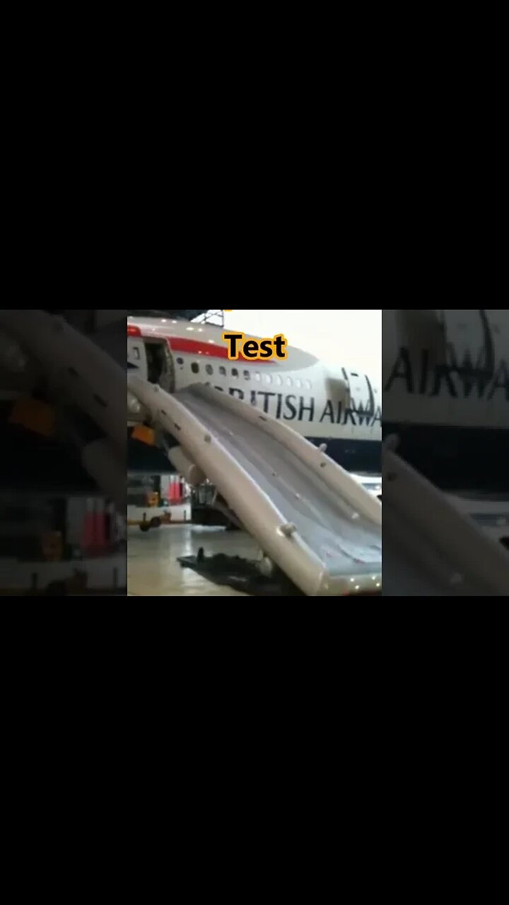 Watch Boeing 777 Giant Escape Slide Test