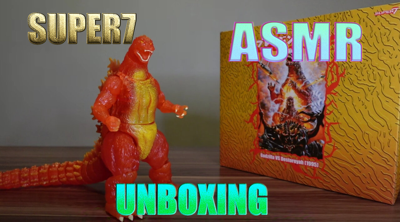 ASMR Unboxing: Godzilla 1200 Degrees Super7 Action Figure
