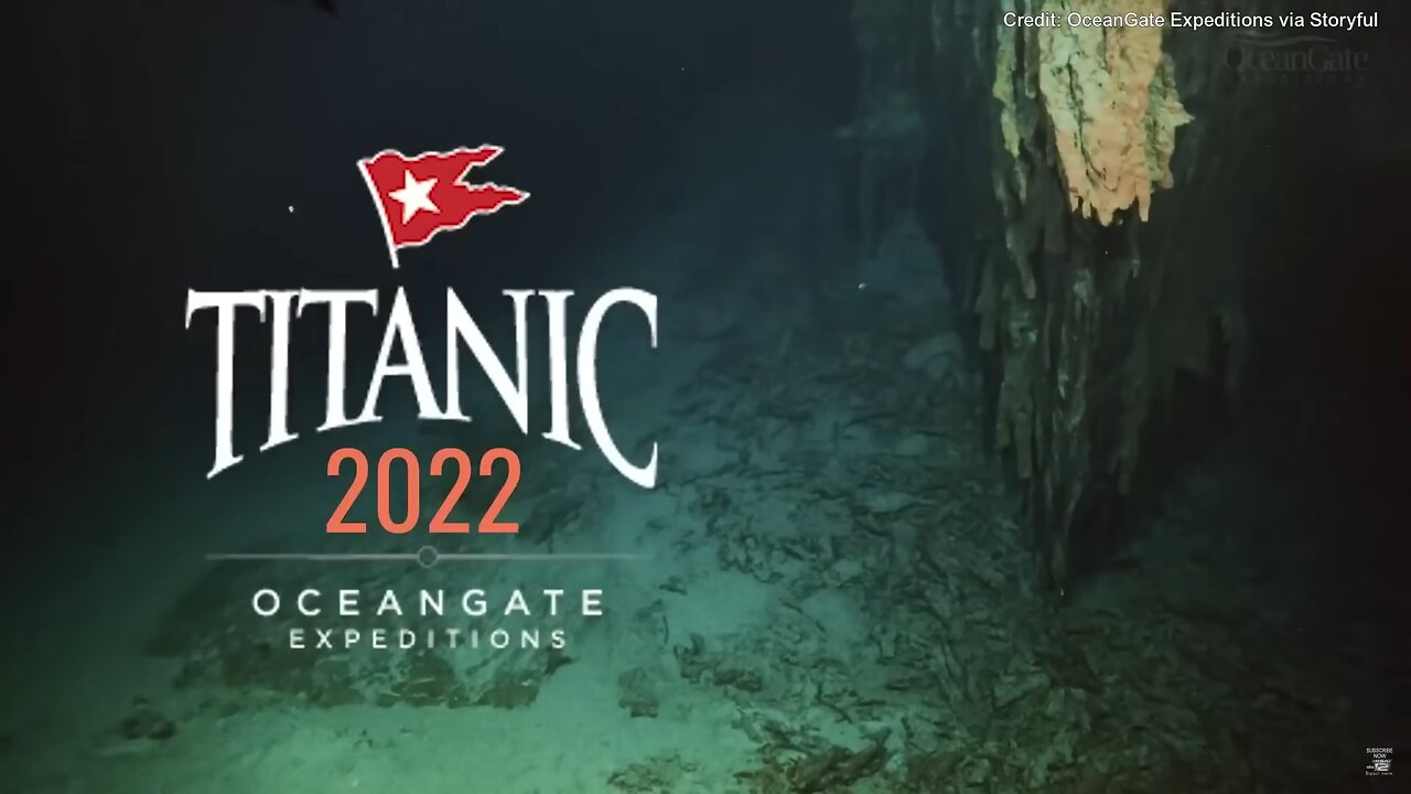 TITANIC OceanGate Footage Shows Past Expeditions to Titanic Wreckage