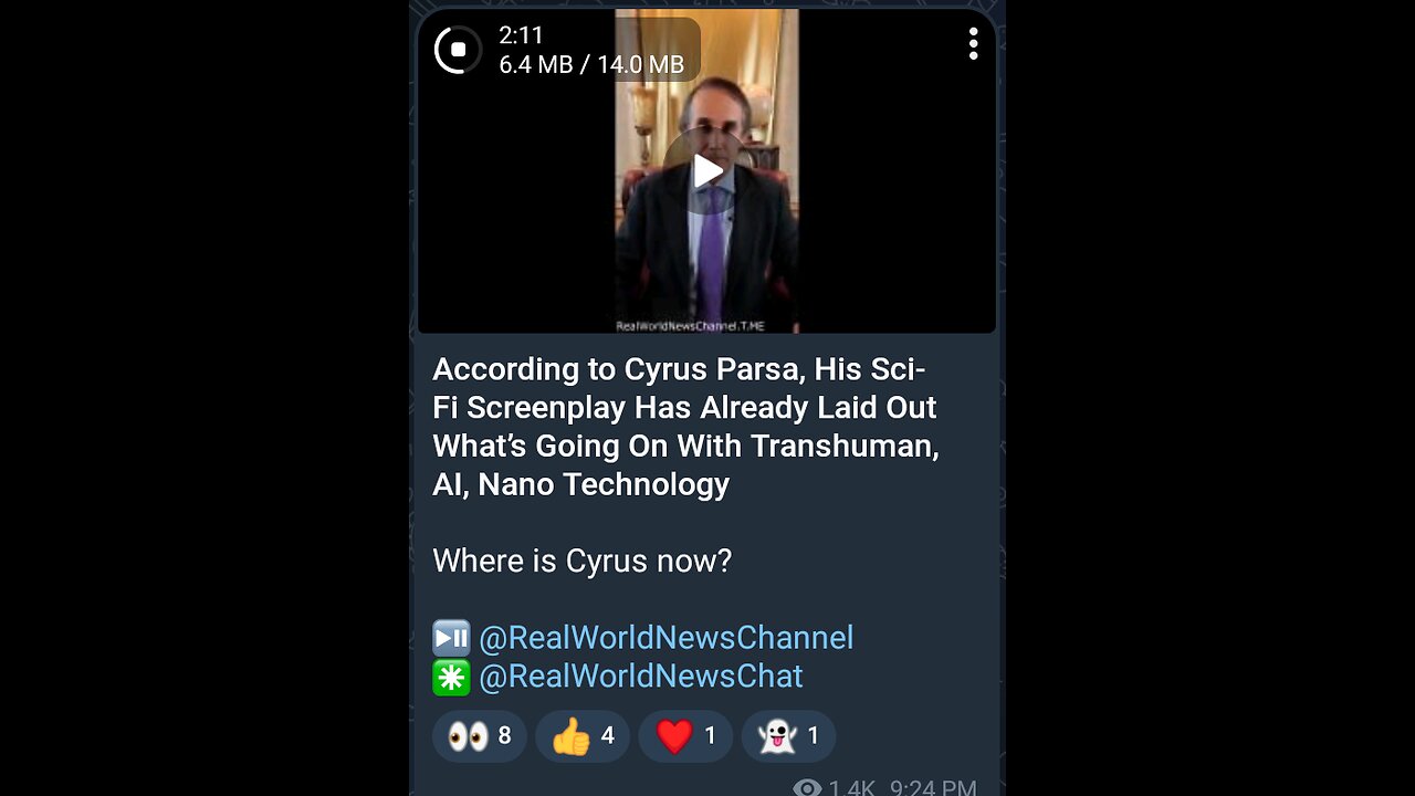 Documentary: Cyrus Parsa and Transhumanism