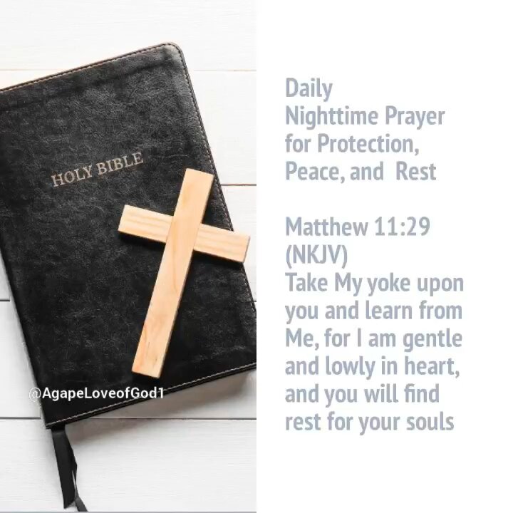 Nighttime Prayer for Peace, Protection, and Rest #Shorts