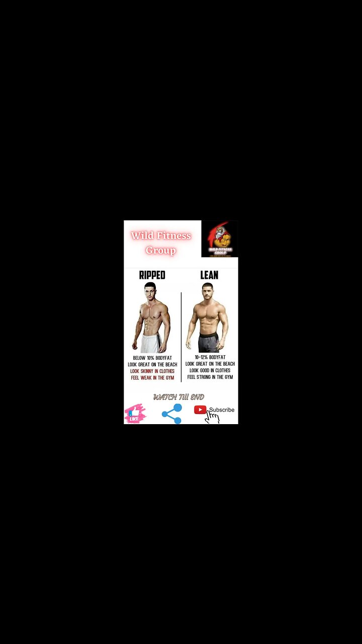 🔥Ripped v/s lean🔥#fitness🔥#wildfitnessgroup🔥#shorts🔥