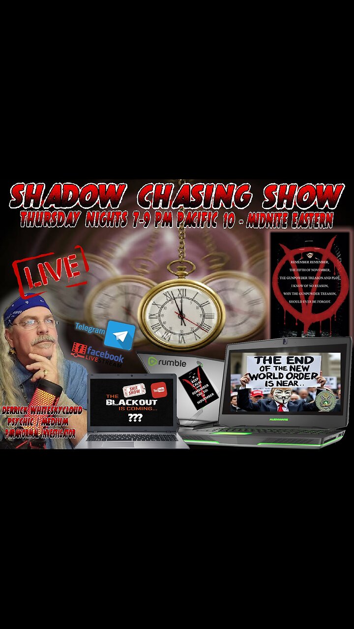 SHADOW CHASING SHOW 31-10-2024 REMEMBER REMEMBER THE 5TH OF NOVEMBER ...