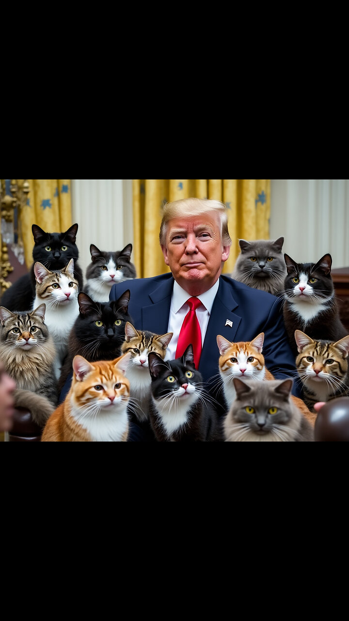 TRUMP LOVES CATS!