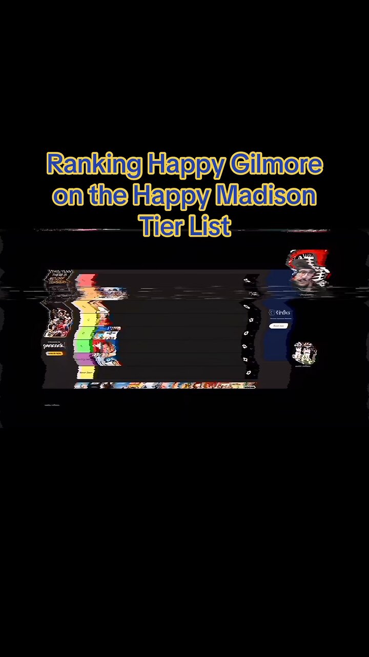Ranking Happy Gilmore On The Happy Madison Tier List