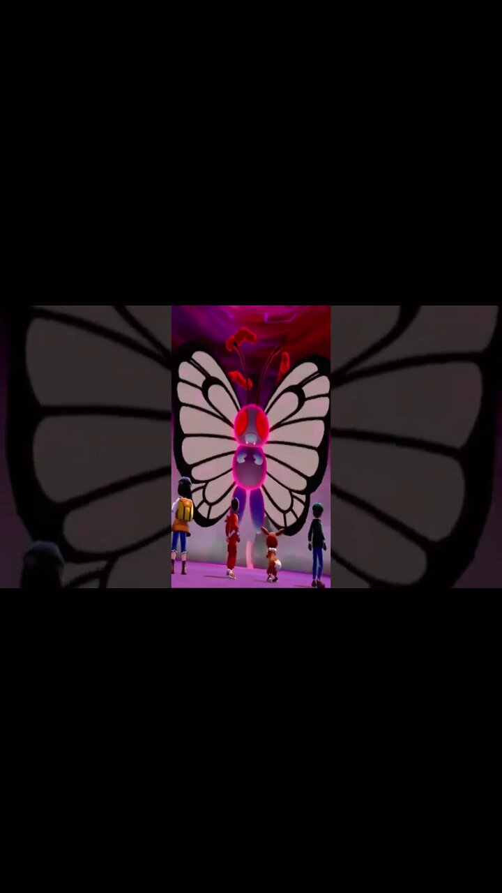 Pokémon Sword - Dynamax Butterfree