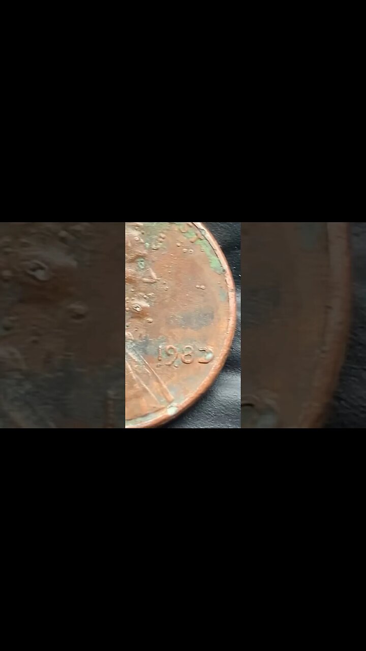 COIN ROLL HUNTING I FOUND RARE PENNY DIE ERROR 198D 1982