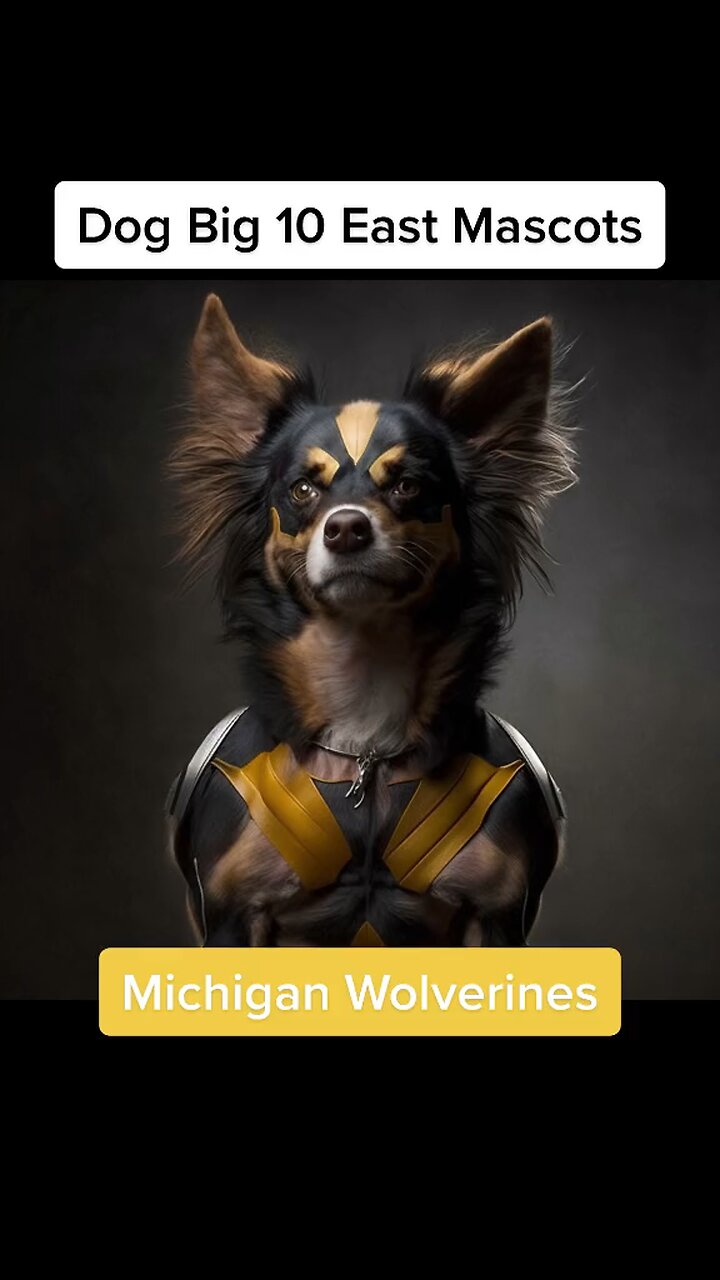 Asking AI to imagine the Big 10 East Mascots as dogs! #dogs #ai # ...