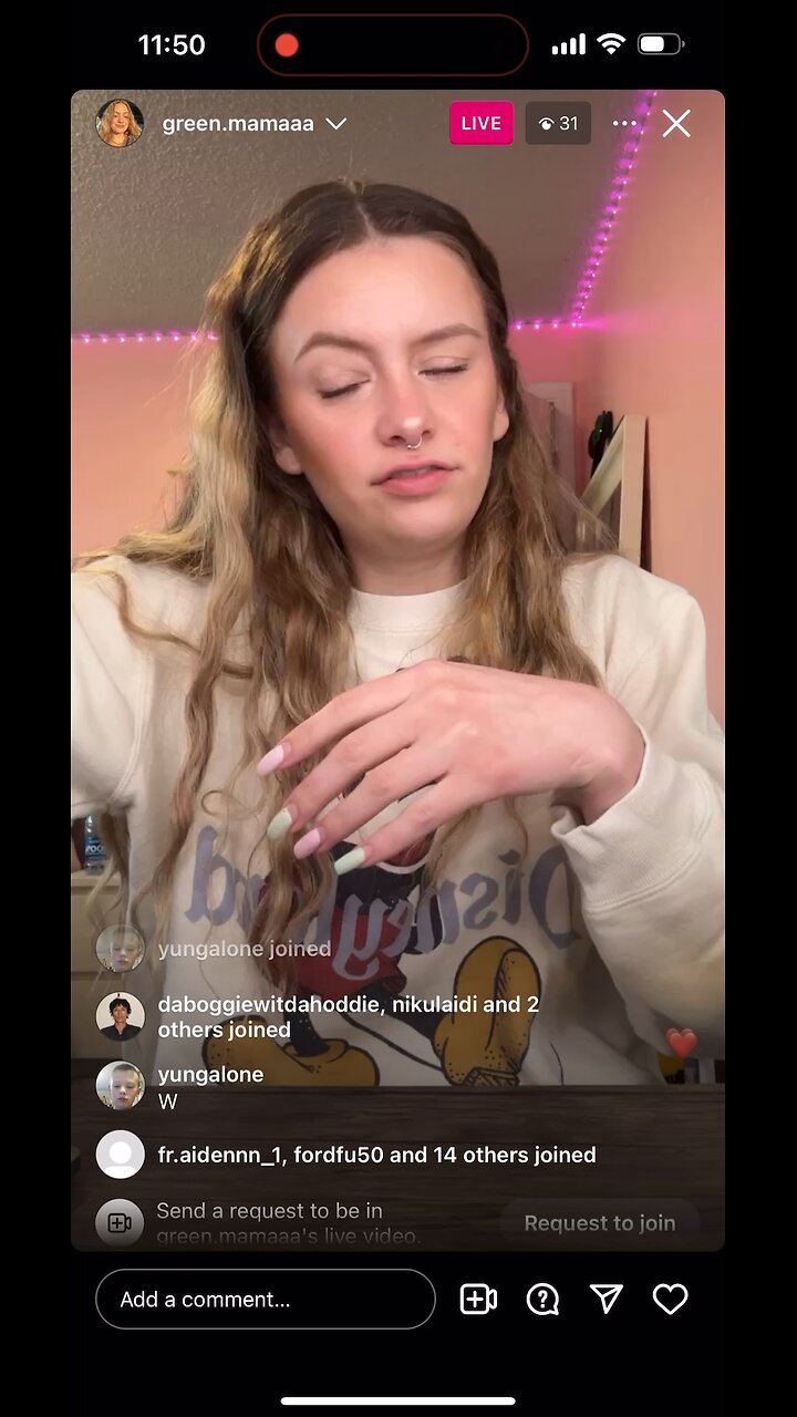 Green Mama Instagram Story