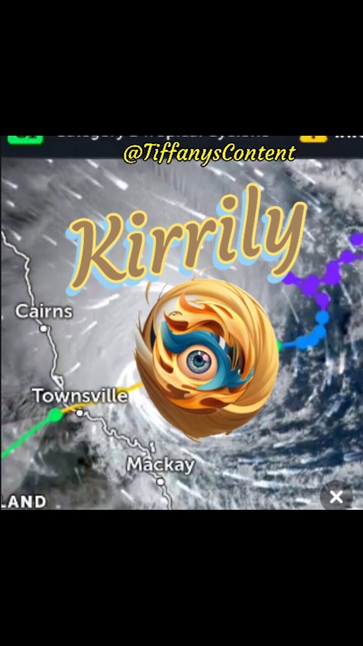 TROPICAL CYCLONE 2 Kirrily is near Queensland Australia #HURRICANE #WIND #TROPICALSTORM #RAIN