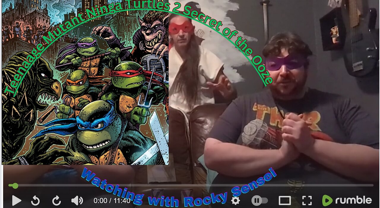 Watching with Sensei Rocky Reviewing Ninja Turtles Opening fight Scene ...