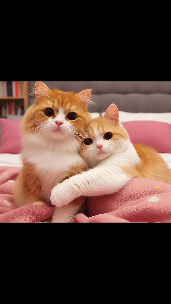 Two Furry Friends Share a Hug: The Cutest Thing You’ll See Today