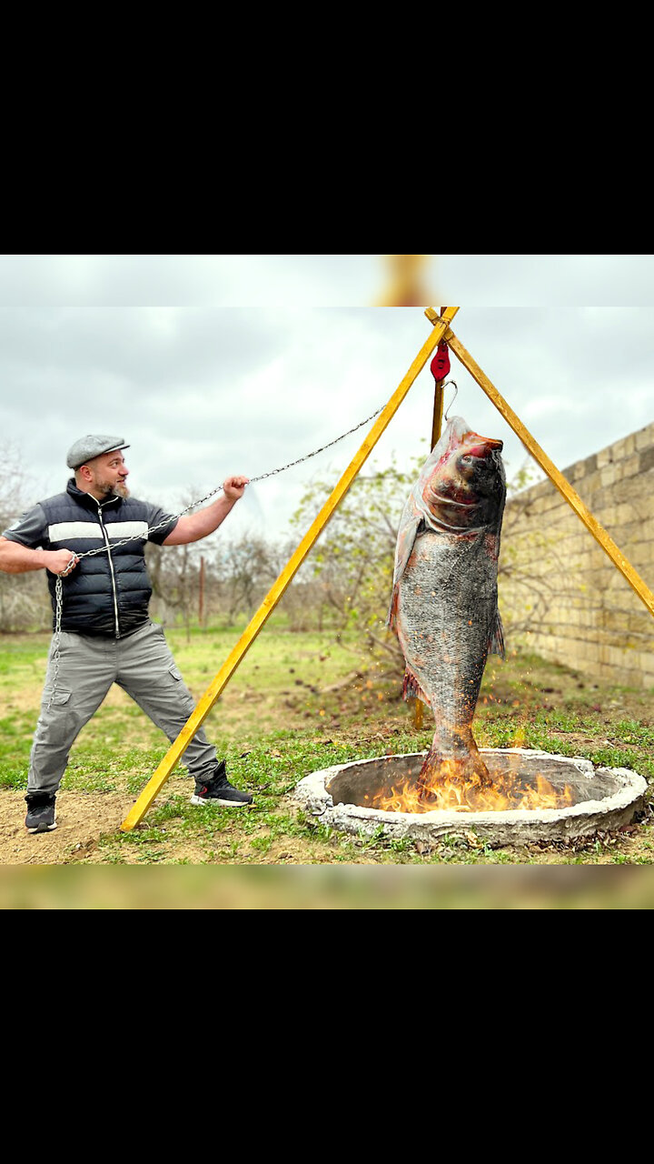 A Huge Fish Baked Whole In A Tandoor! A Giant Recipe With Exquisite Taste