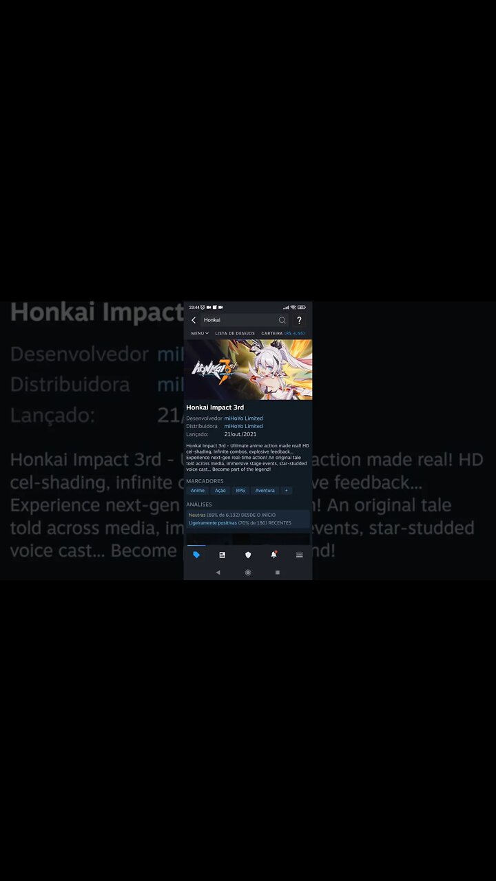 Jogo Grátis: Honkai Impact 3rd; na Steam, Epic, Google Play Store ...