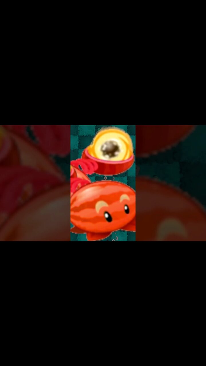 PvZ2 - New Plant Fire Melon-uplt《 植物大战僵尸》#shorts