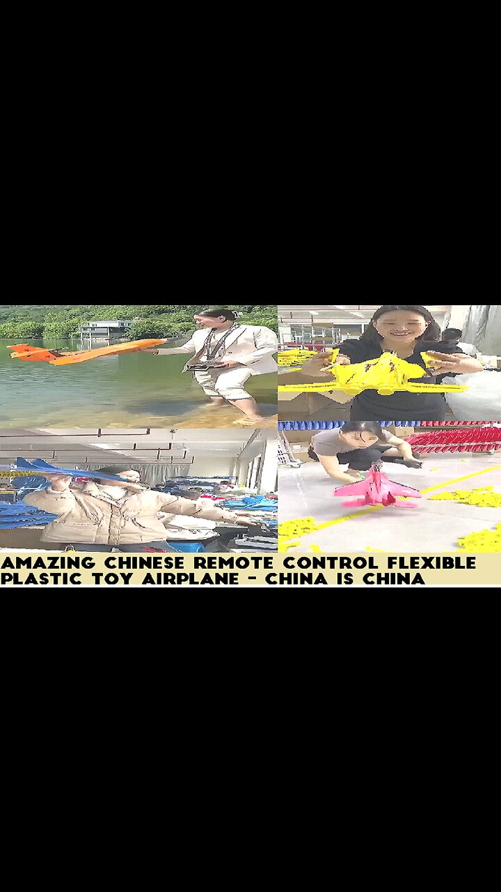 Amazing Chinese remote control flexible plastic toy airplane - China is ...