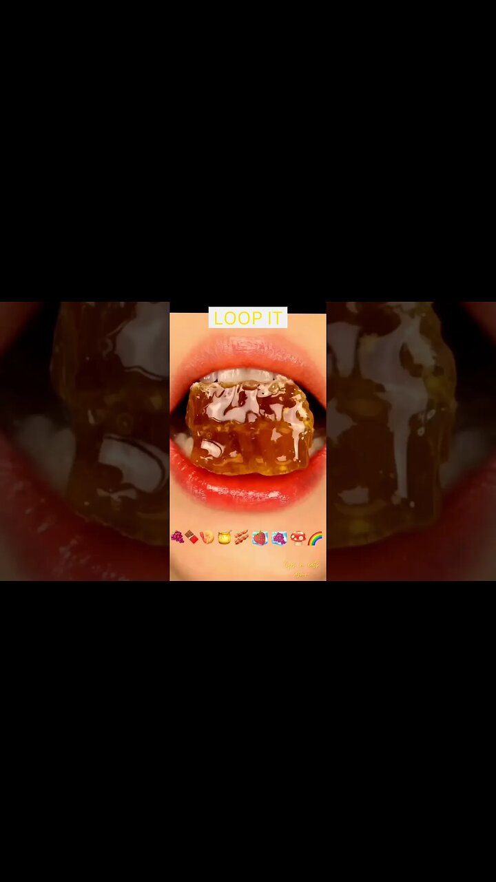 asmr 41 sec for sleep emoji food challenge mashup eating - 2023 - 3