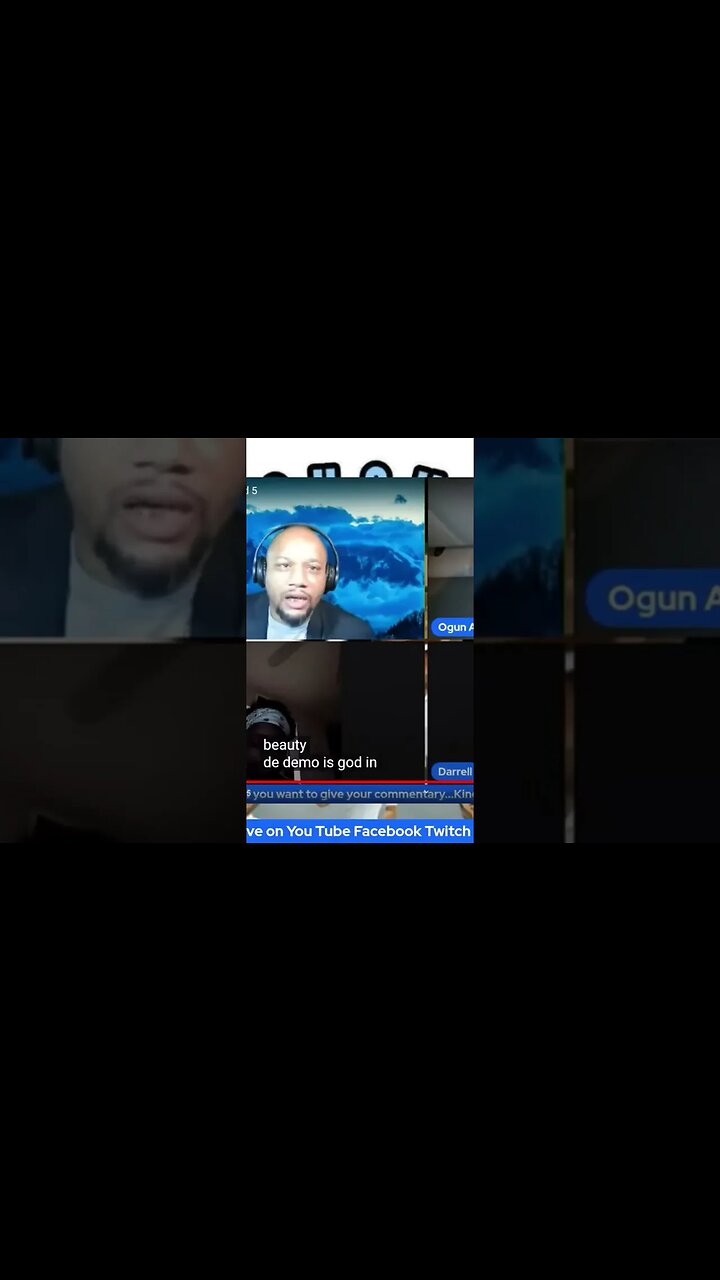 God in a ski mask