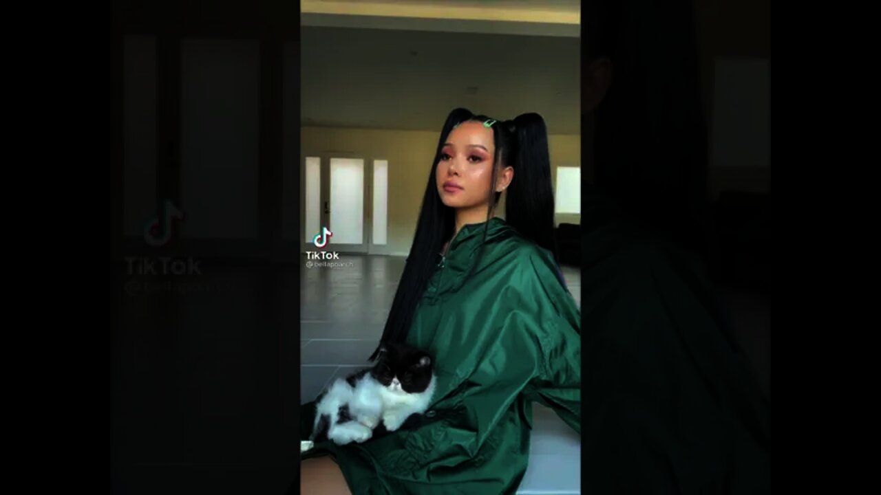 Bella Poarch and Her Cat
