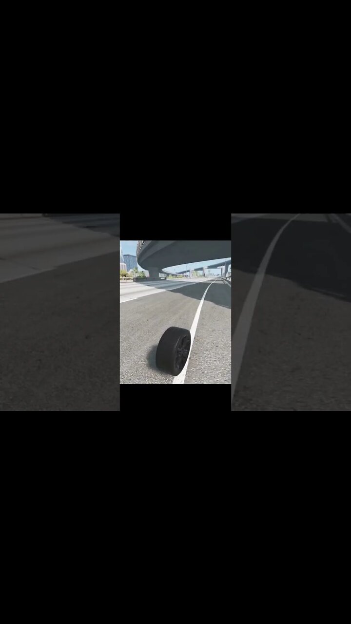 the wheel was shocked / BeamNG DRIVE