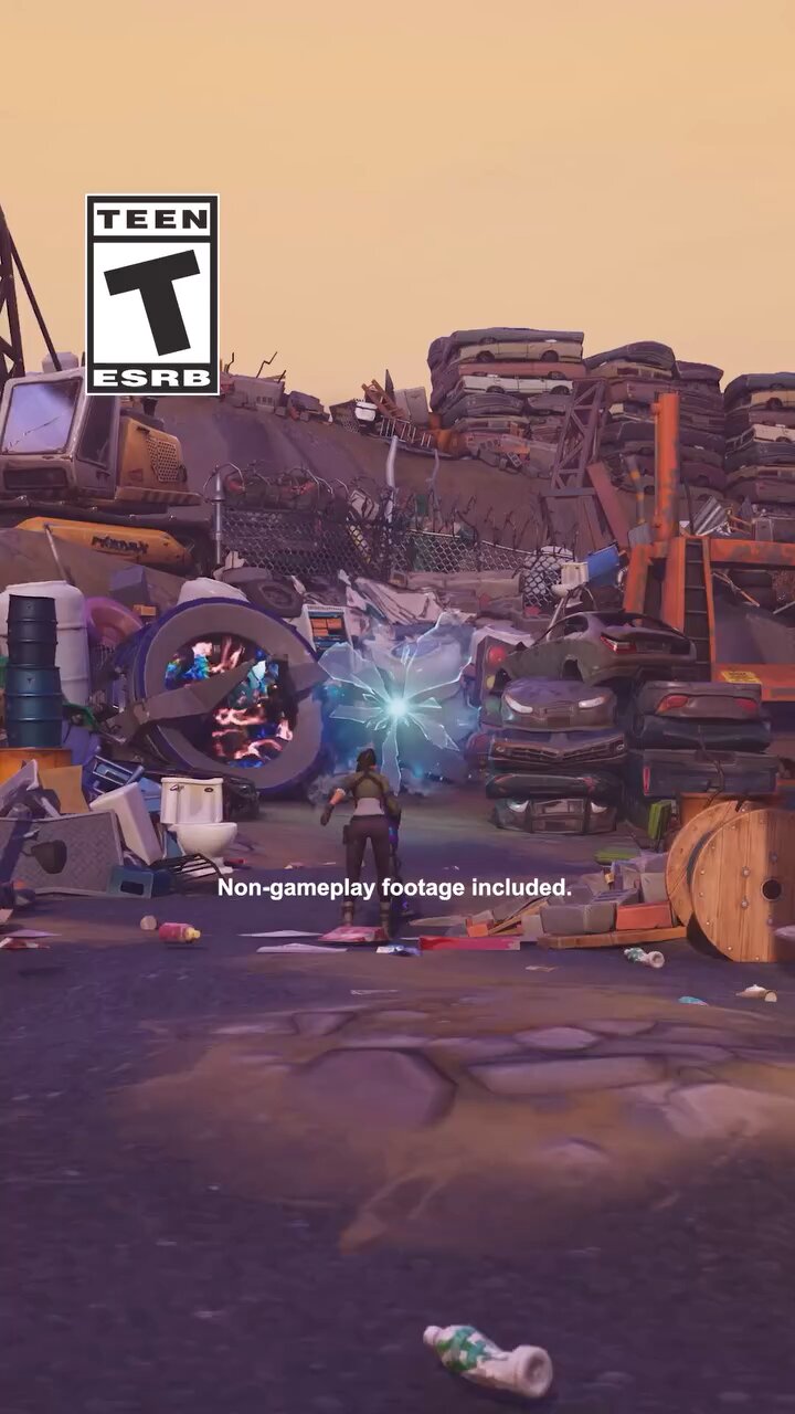 Fortnight action and discovering new items