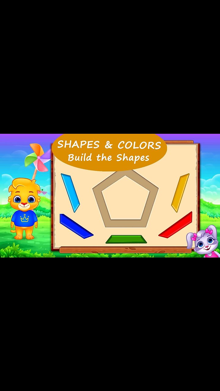 Colors and Shapes - Match the Shapes with Lucas and Ruby - Fun way to ...