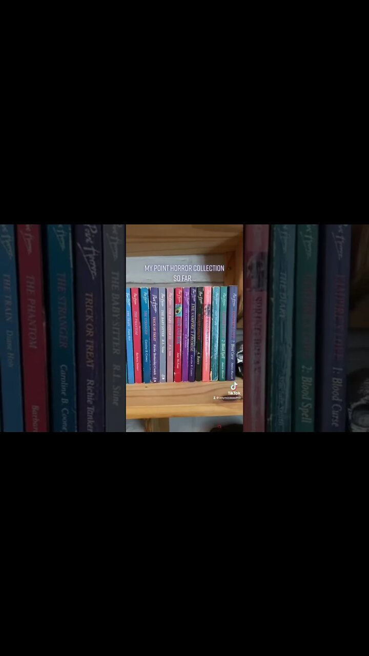 #Tiktok ~ My Point Horror collection so far ~ mini bookshelf tour ...