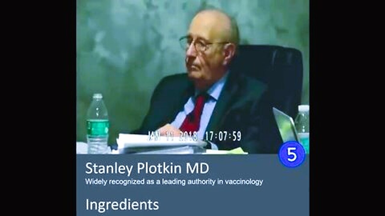 Mind Blowing Dr Plotkin Leading Authority in Vaccinology Testifies ...