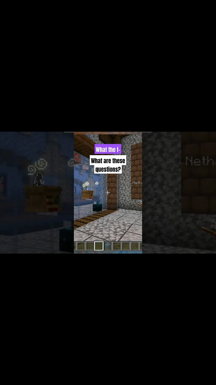 The most confusing question yet #minecraft #funny