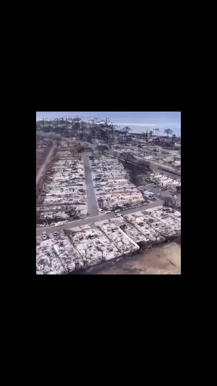 DIRECT ENERGY WEAPON ATTACK [DEW]🏡🚷🔥🛰️TURNS LAHAINA MAUI INTO ASHES🔥🏘️🚷 ...