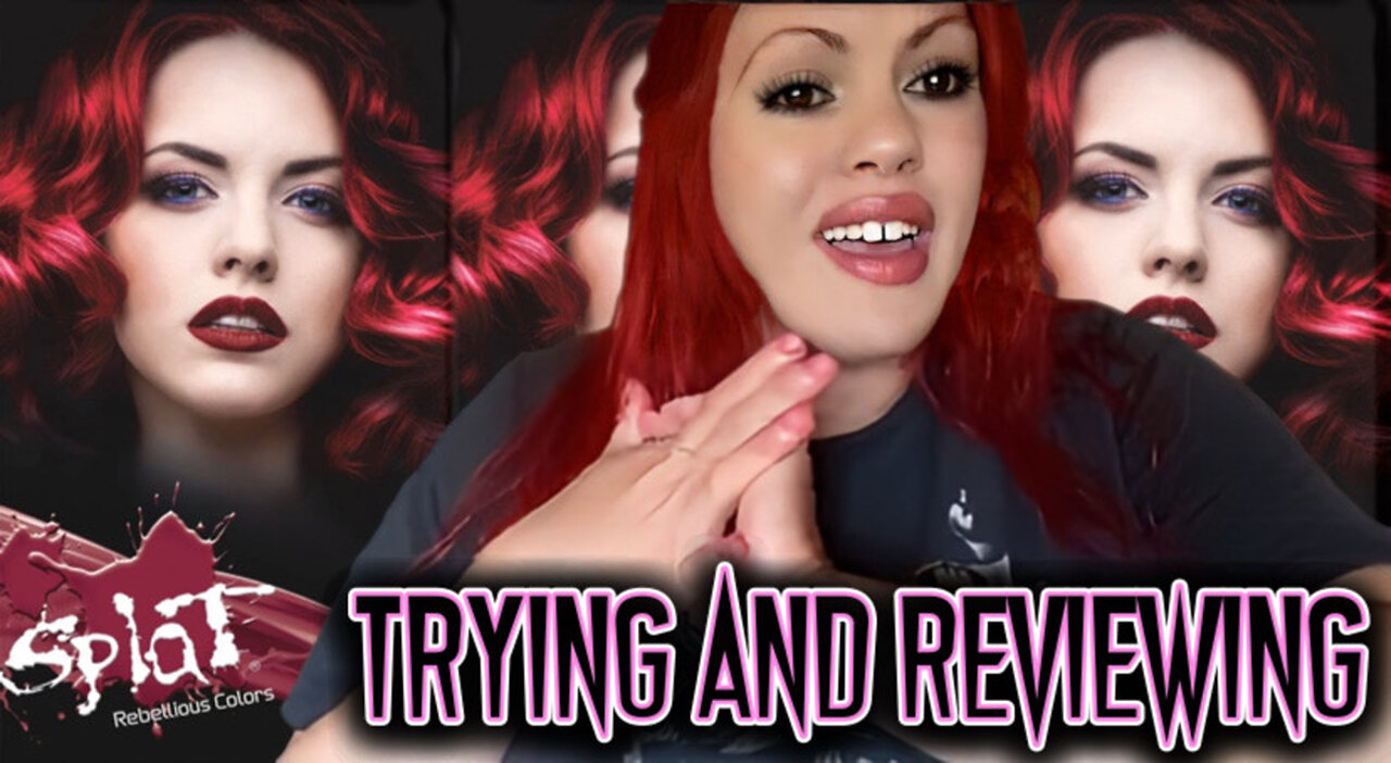 Dying My Hair With Splat Midnight Ruby Hair Color Review