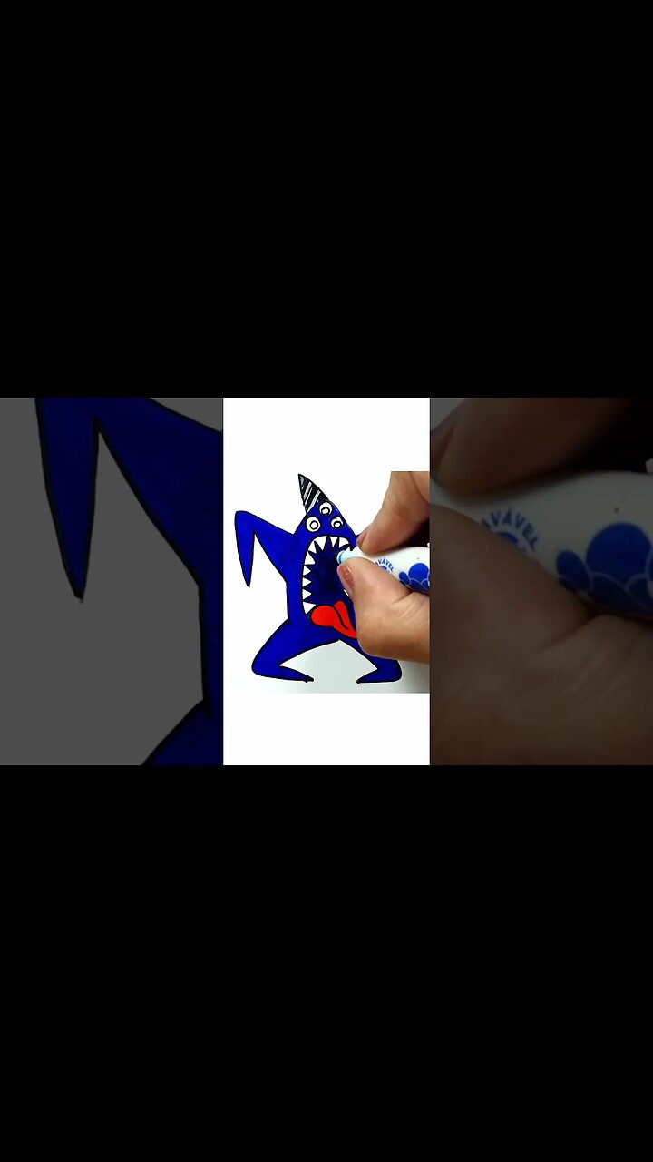 How to Draw and Paint the NabNab from Garten of Banban Game