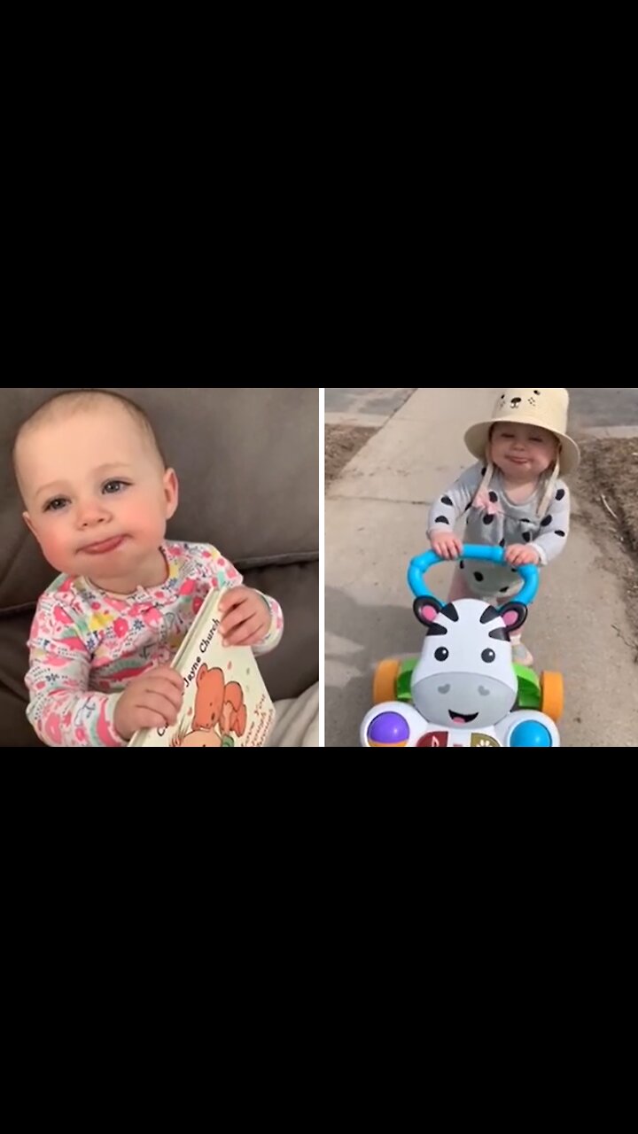 Baby Learns How To Smack Her Lips, Can't Stop Doing It