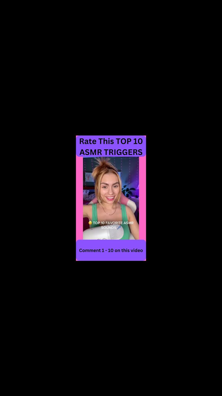 My Top 10 Asmr Triggers Asmr Shorts