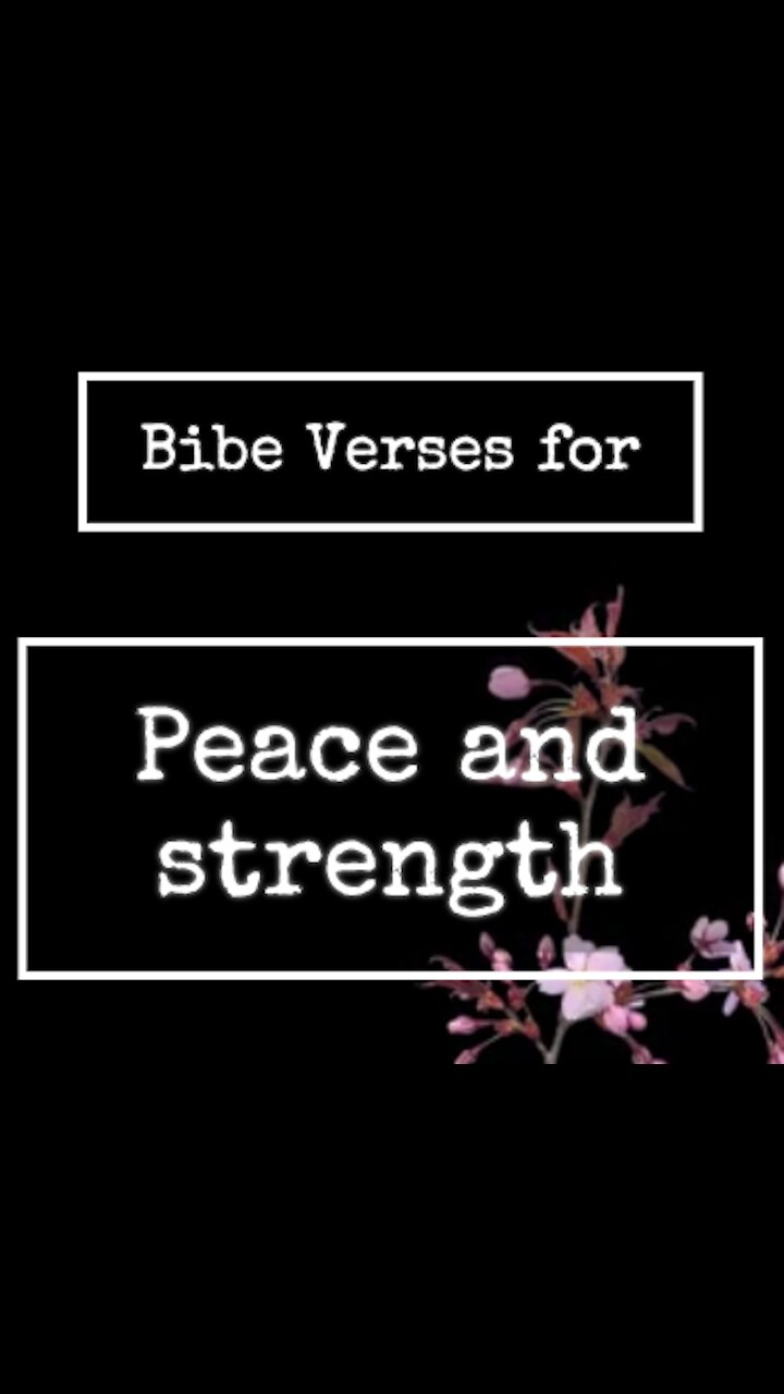 8 BIBLE VERSES FOR STRENGTH & PEACE OF MIND 8 #shorts inspirational ...