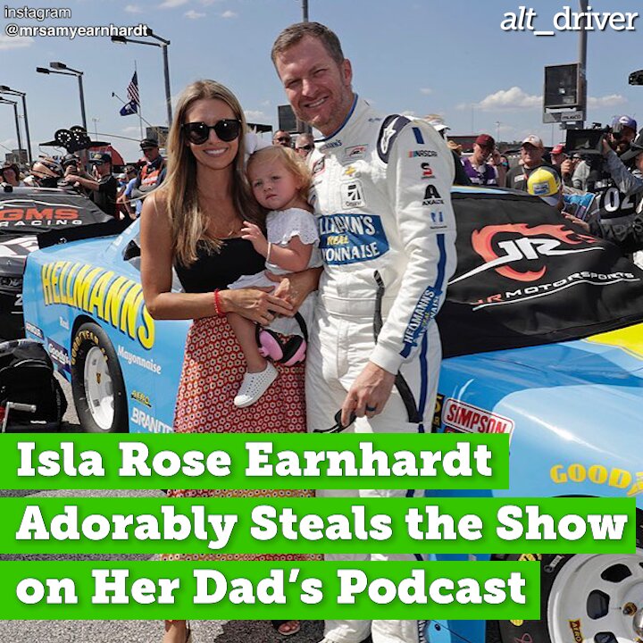 Isla Rose Earnhardt Adorably Steals the Show on Her Dad’s Podcast