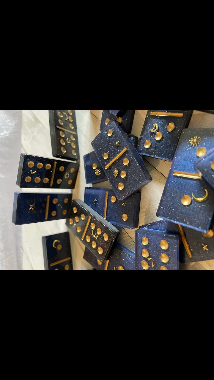 Sun, moon, and stars dominos