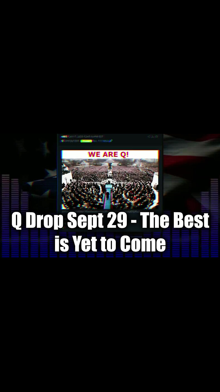 Q Drop Sept 29 - The Best is Yet to Come > Nothing Can Stop What Is Coming