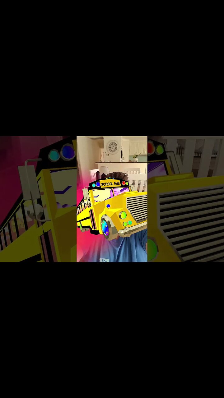 I Turned Into A School Bus Head!? #shorts