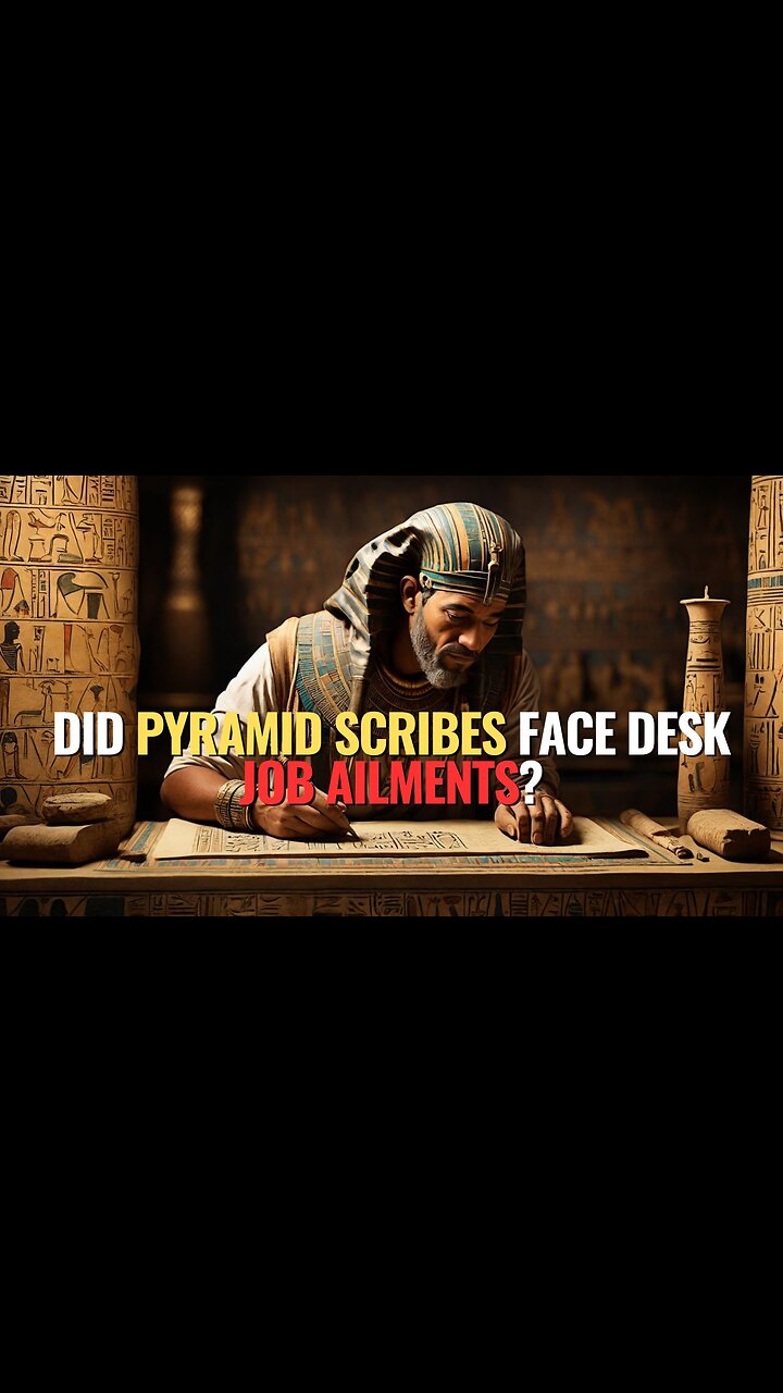 Did Pyramid Scribes Face Desk Job Ailments?