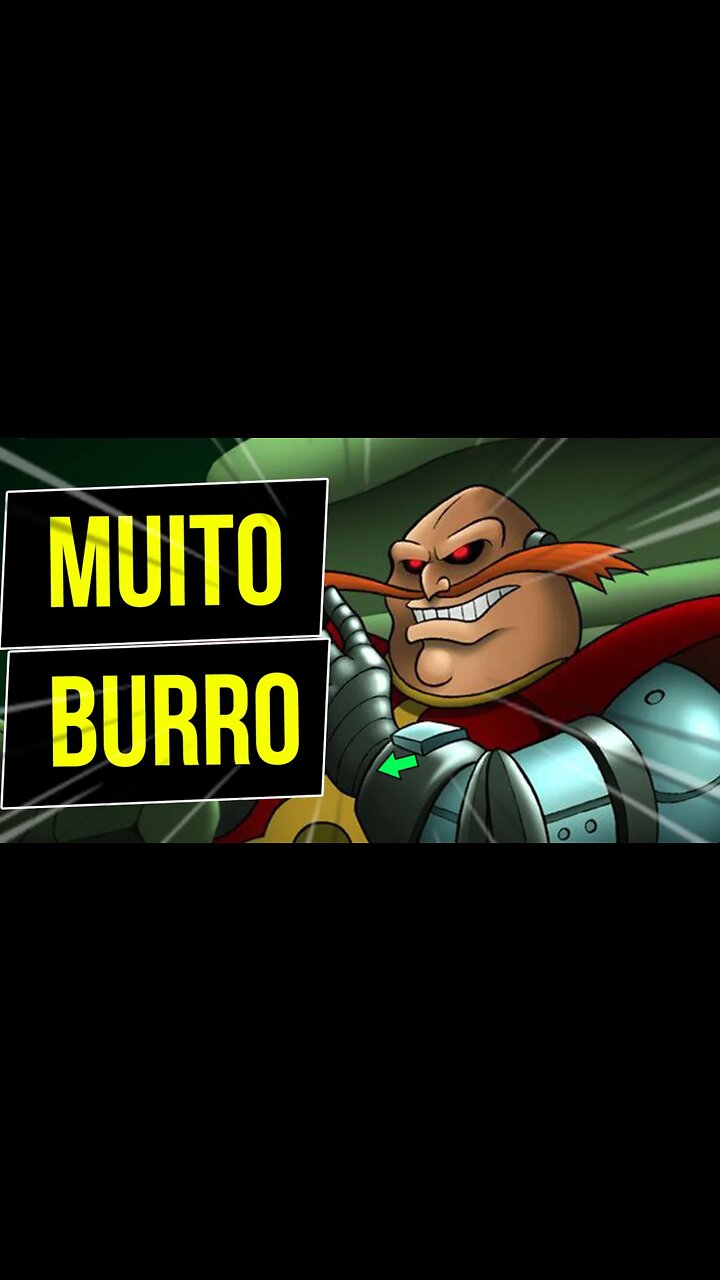 DR Robotnik sempre foi MUITO BURRO - Sonic dr Eggman #shorts