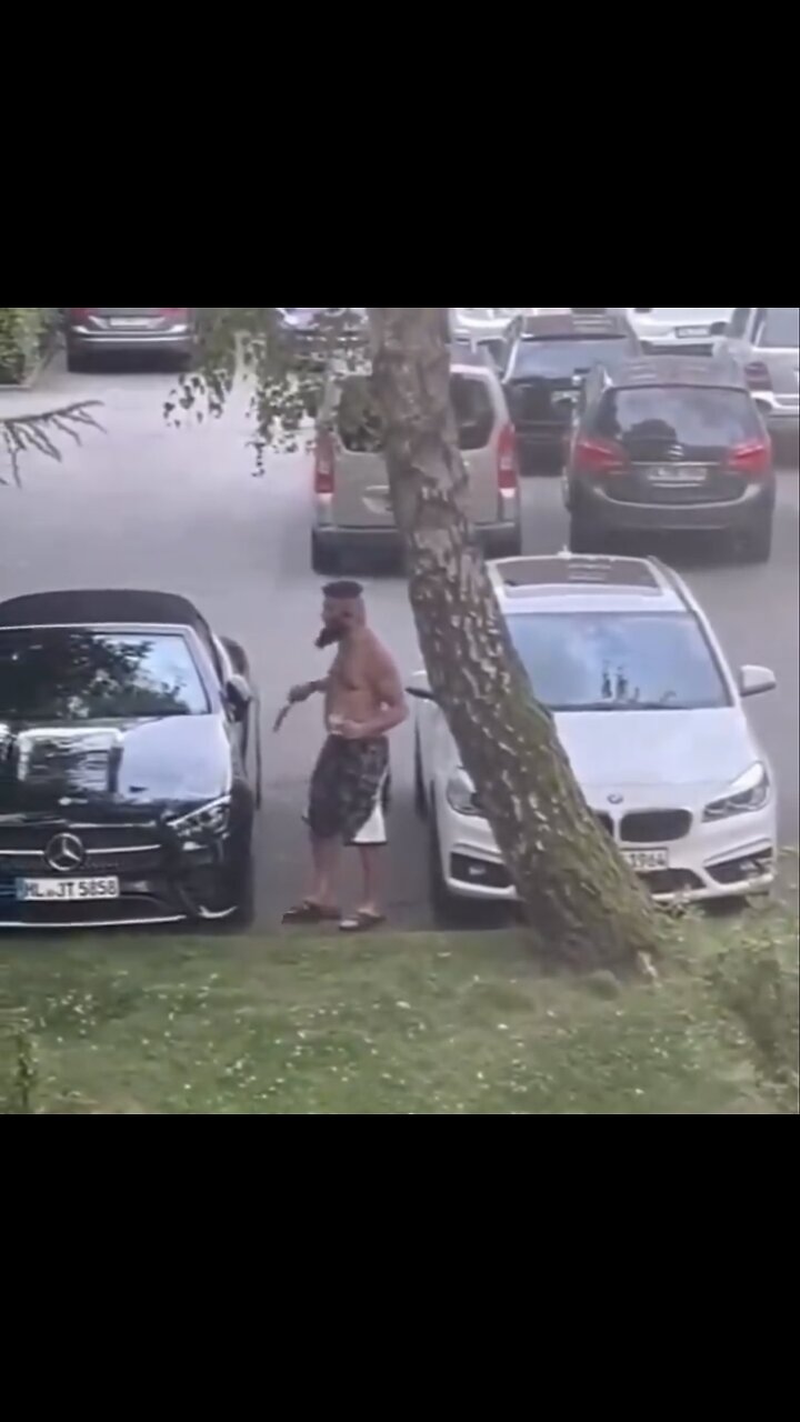 KNIFE WIELDING MAN VANDALIZE CARS🚗🥷🏢AT APARTMENT COMPLEX 🏢🚗🥷💫