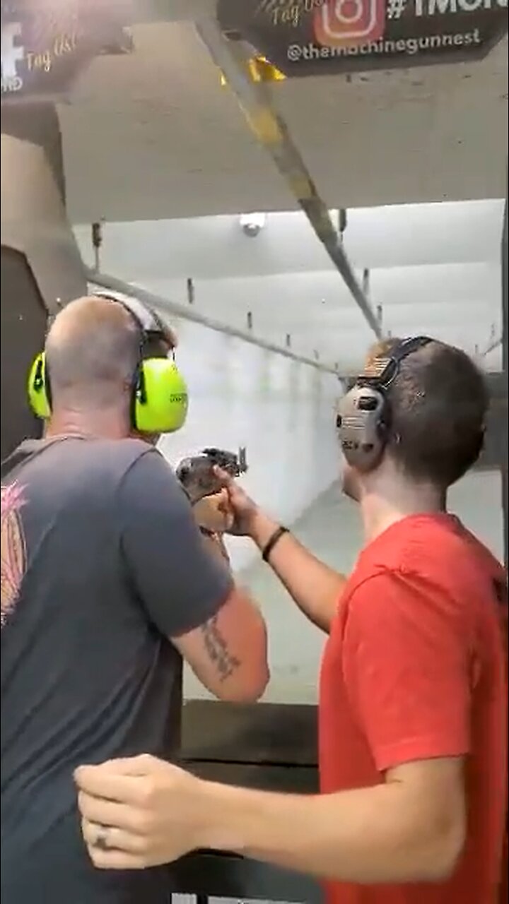 Shooting full auto AK-47