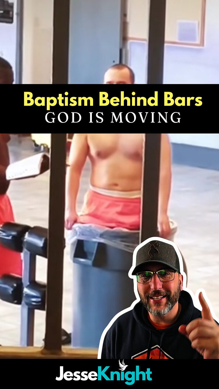 Baptism Behind Bars! 🥹🔥 #faith #jesus #christ #god #gospel #truth # ...