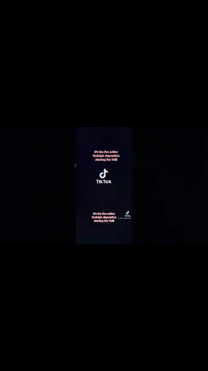 It’s the live action Rudolph claymation starring the Yeti! #funny